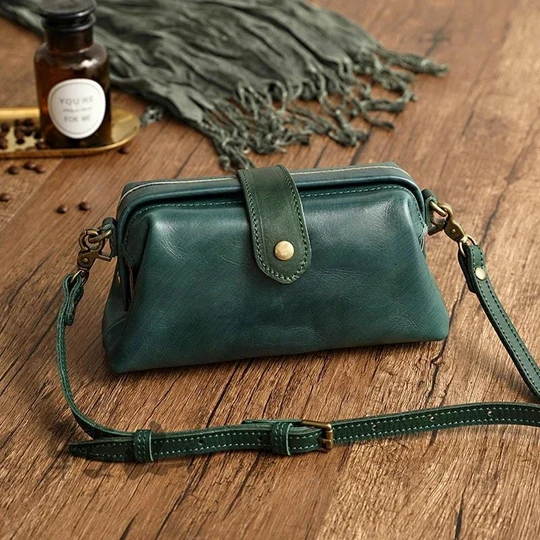 Real Leather Retro Handmade Bag – sususummer.com