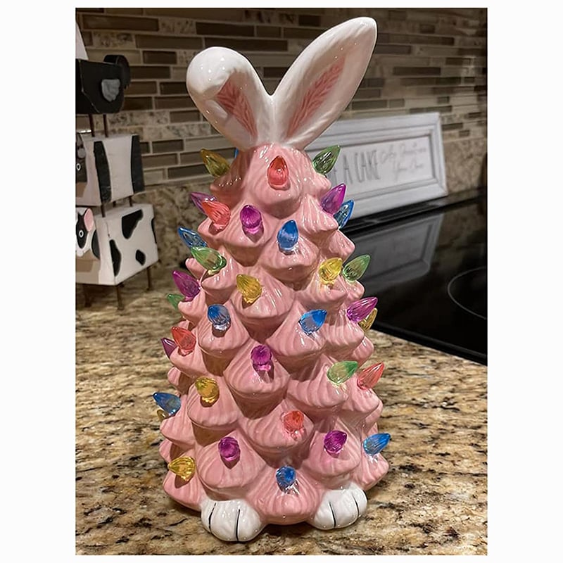 Christmas Pink Bunny Tree – sususummer.com