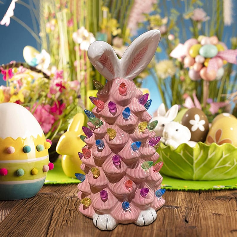 Christmas Pink Bunny Tree – sususummer.com