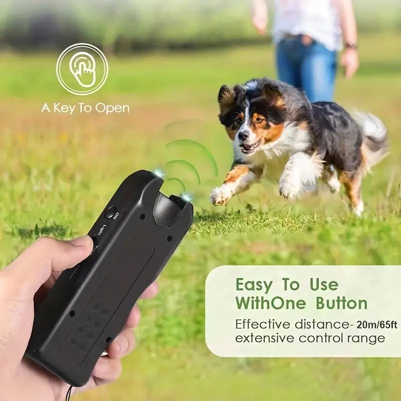 Handheld Bark Control Luminous Ultrasonic Dog Repeller – sususummer.com