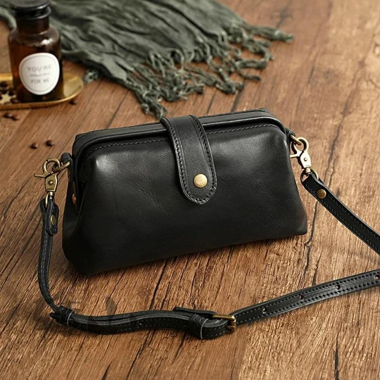 Real Leather Retro Handmade Bag – sususummer.com