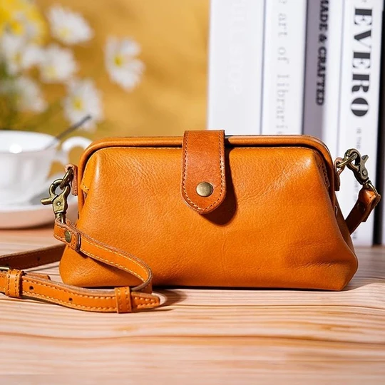 Real Leather Retro Handmade Bag – sususummer.com