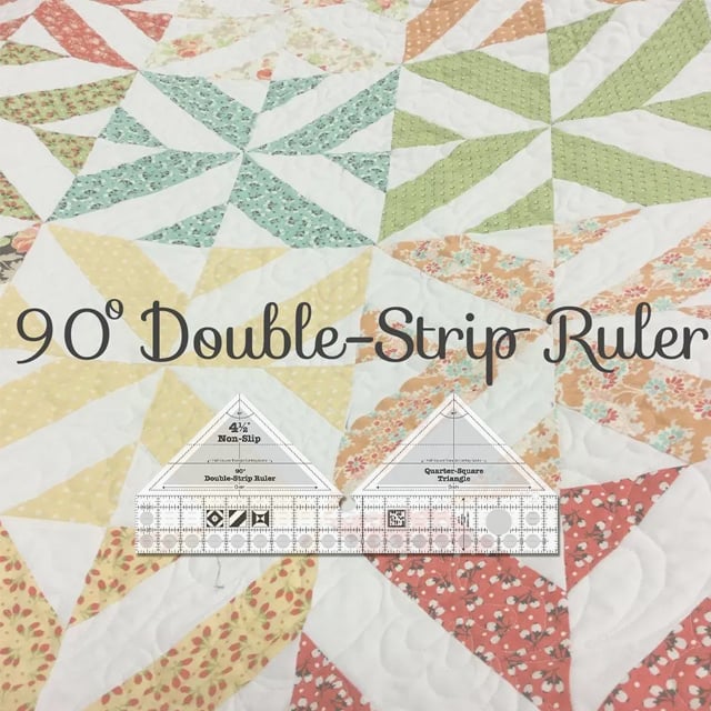90 Degree Double-Strip Quilt Ruler – sususummer.com