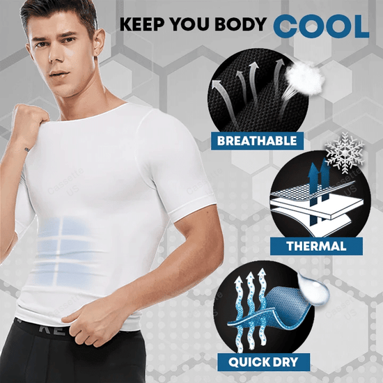 SALE 70% OFF--MEN'S SHAPER COOLING T-SHIRT – sususummer.com