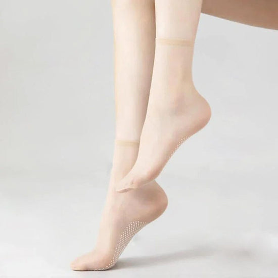 Invisible, Slip-resistant Crystal Silk Socks – sususummer.com