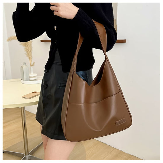 Simple PU Leather Tote Bag – sususummer.com