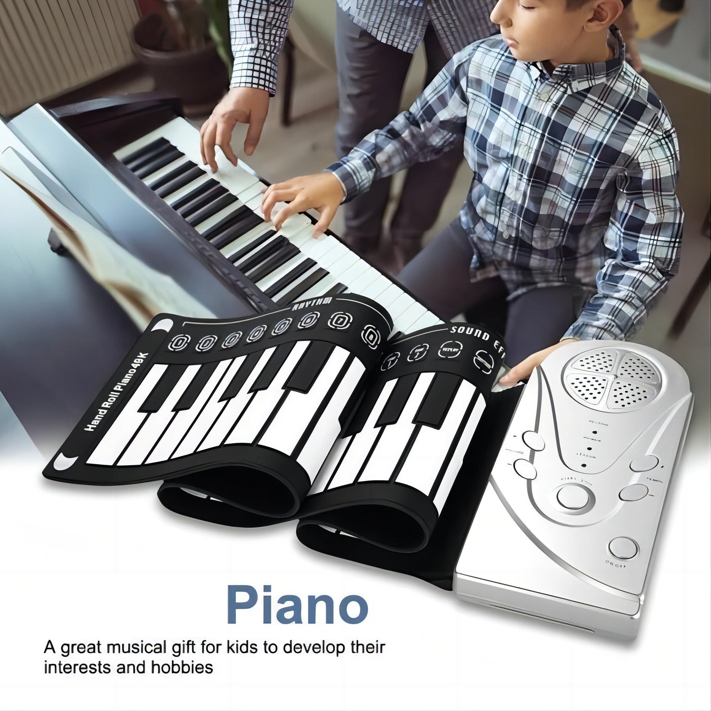 Best Christmas Gift - Hand Roll Portable Piano (Today 49% OFF ...