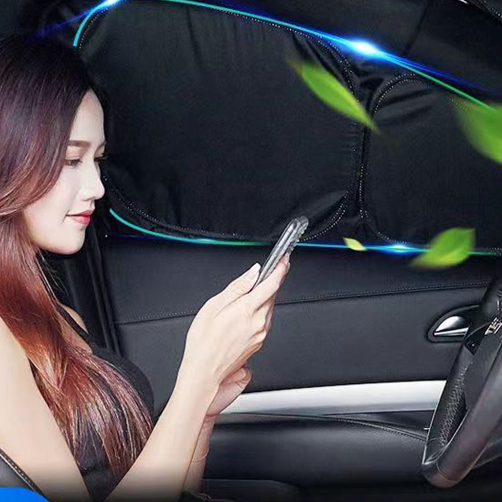 Car sunshade front block sun visor sunscreen insulation – sususummer.com